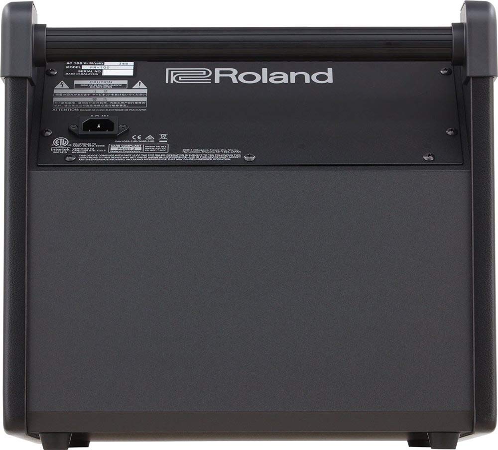 Roland PM-100 Electronic Drum Monitor + 10ft Instrument Cable Bundle