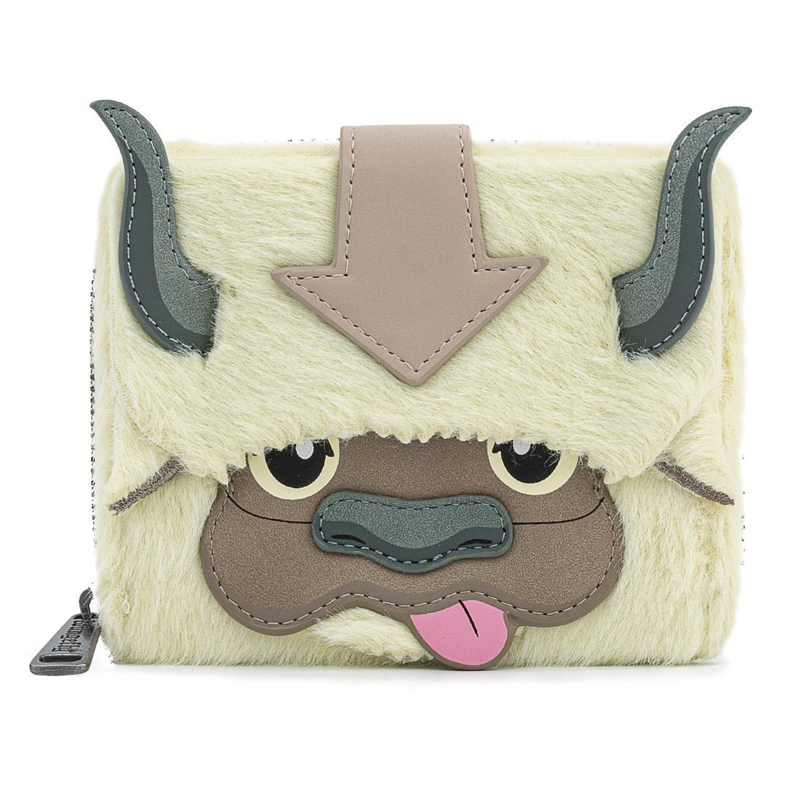 Loungefly Nickelodeon Avatar Aang Appa Plush Zip Wallet