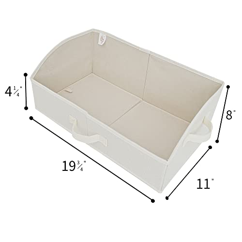 GRANNY SAYS Bundle of 3-Pack Clothing Storage Bins & 3-Pack Trapezoid Storage Bins for Wardrobe