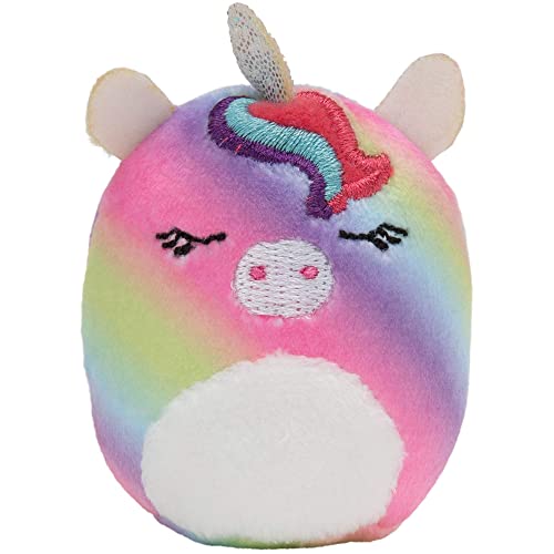 Squishville by Squishmallow Mini Plush Rainbow Dream Squad, Six 2β Rainbow Animals, Irresistibly Soft Colorful Plush, Mini Cat, Llama, and Panda Squishmallows