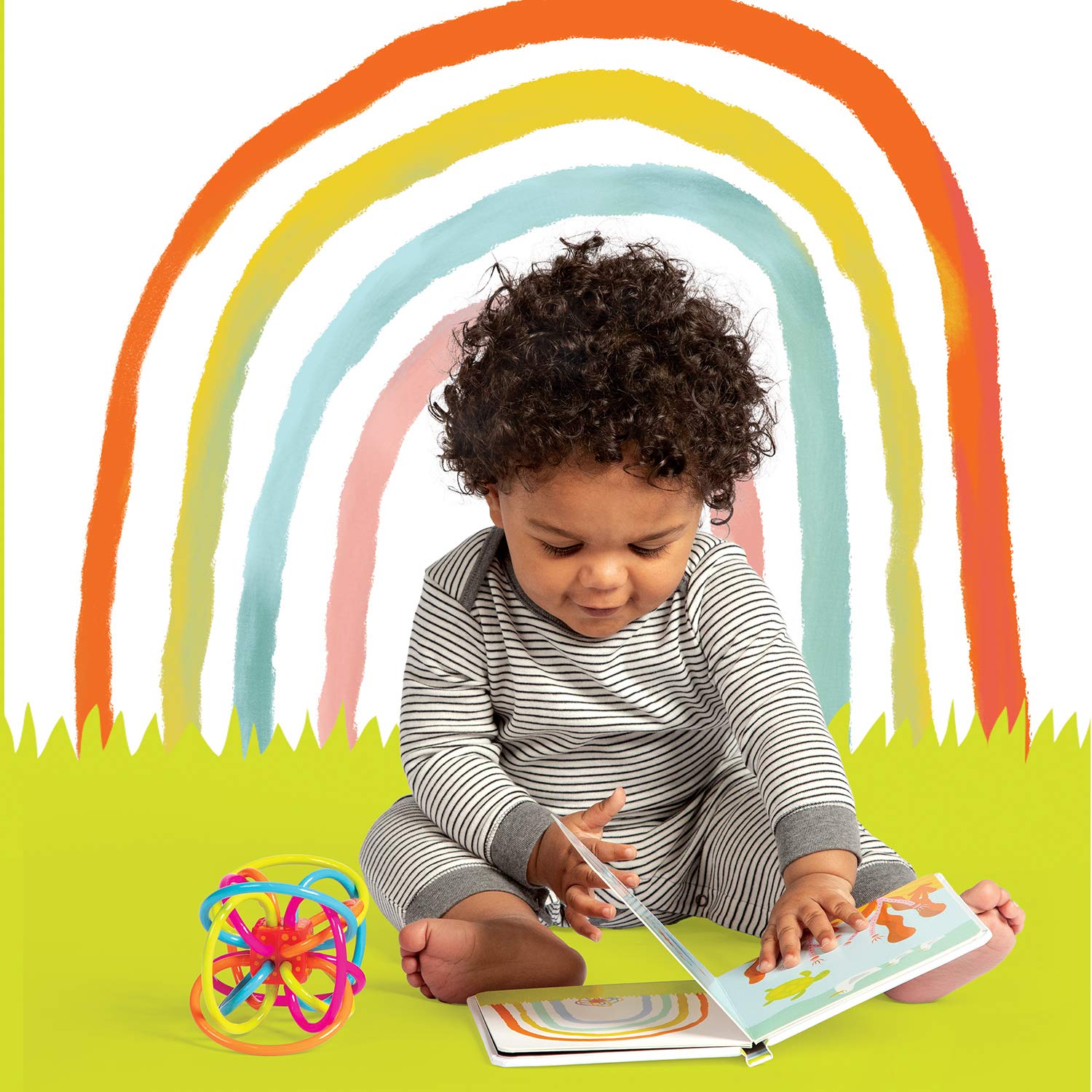 Manhattan Toy The Make Believe World of Winkel Baby Board Book, Ages 6 Months & Up