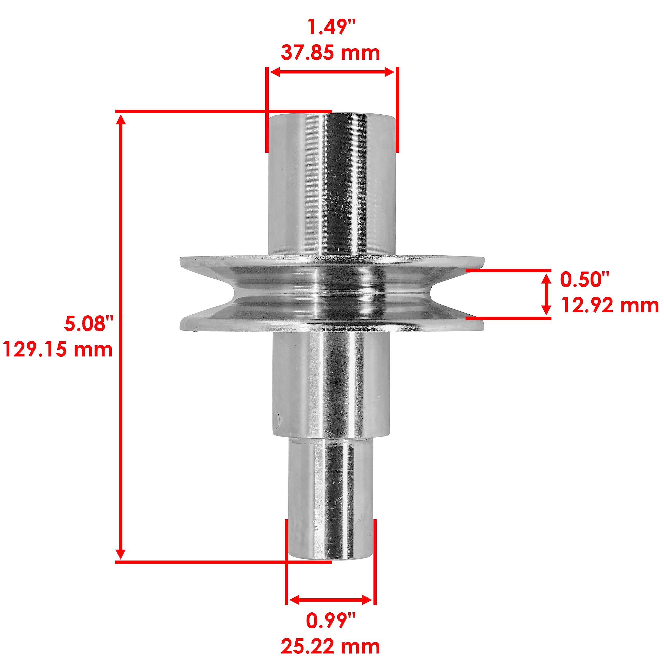 Caltric Engine Pulley Compatible with Husqvarna 532175414 175414