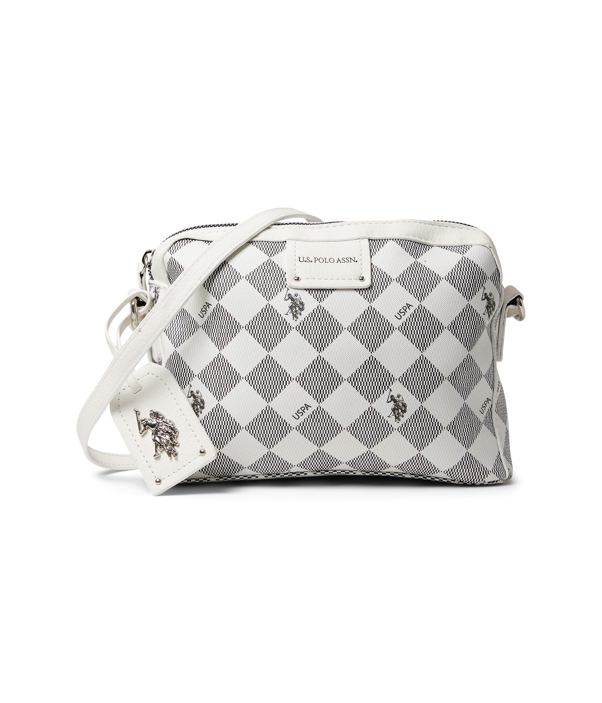 U.S. Polo Assn. Diamond Signature Crossbody Light Blue One Size