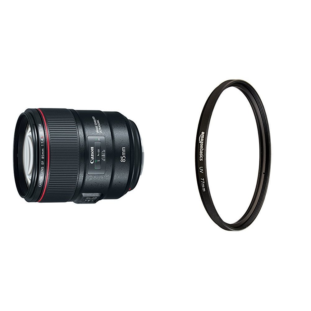 Canon EF 85mm f/1.4L with UV Protection Lens Filter