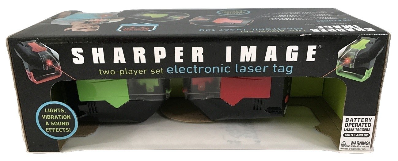 Laser Tag Electronic Game - Two Player Set - Lights, Vibration & Sound, Infrared Technology