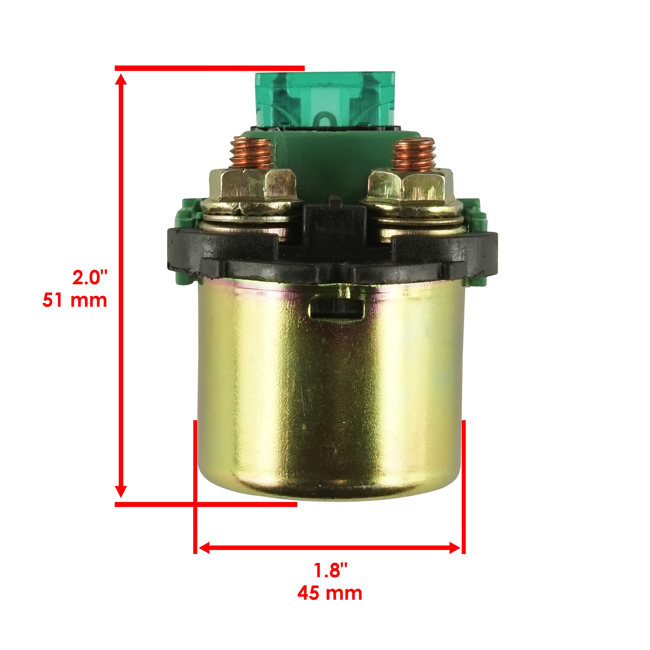 Caltric Starter Solenoid Relay Compatible with Arctic Cat Starter Relay 3313464 3313-464