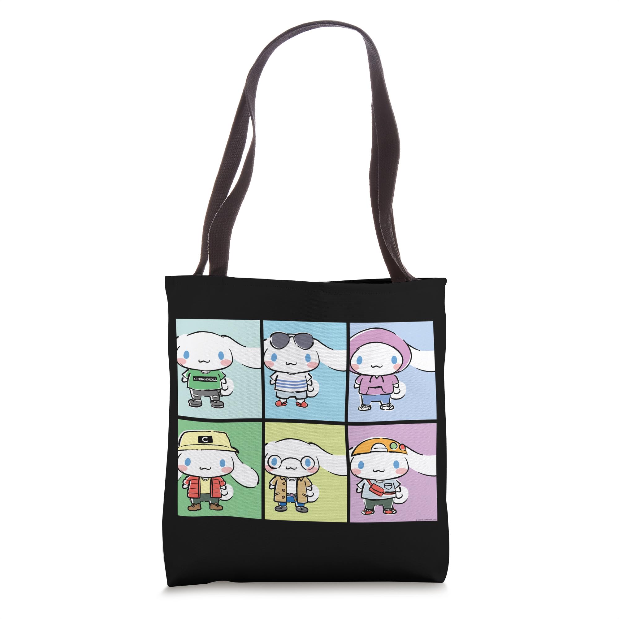 Cinnamoroll Collection Streetwear Squares Tote Bag