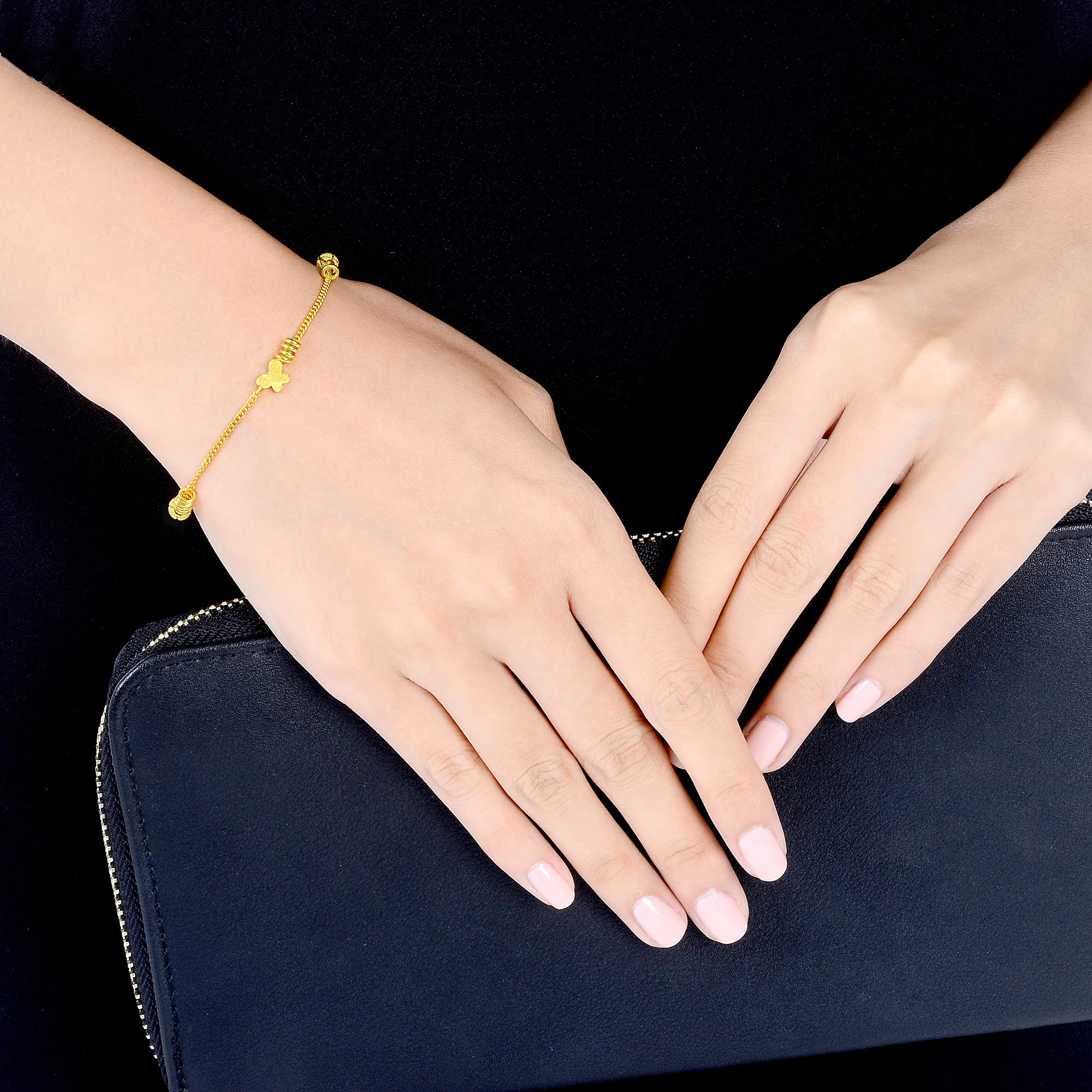 CHOW SANG SANG 999.9 24K Solid Gold Price-by-Weight 5.29g Gold Bracelet 50737B