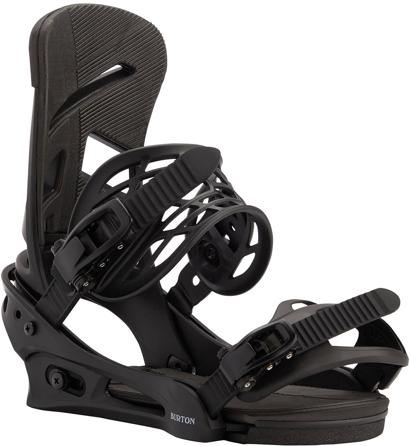 Burton Mission Mens Snowboard Bindings Sz L (10+) Black