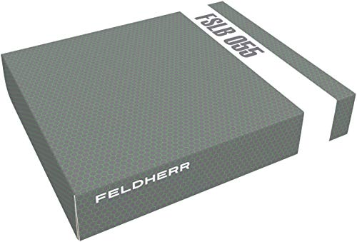 Feldherr Storage Box FSLB055 for Model Railway locomotives, Wagons and Vehicles - 4 Slots for H0 Gauge Horizontal, Amount:2 pcs.