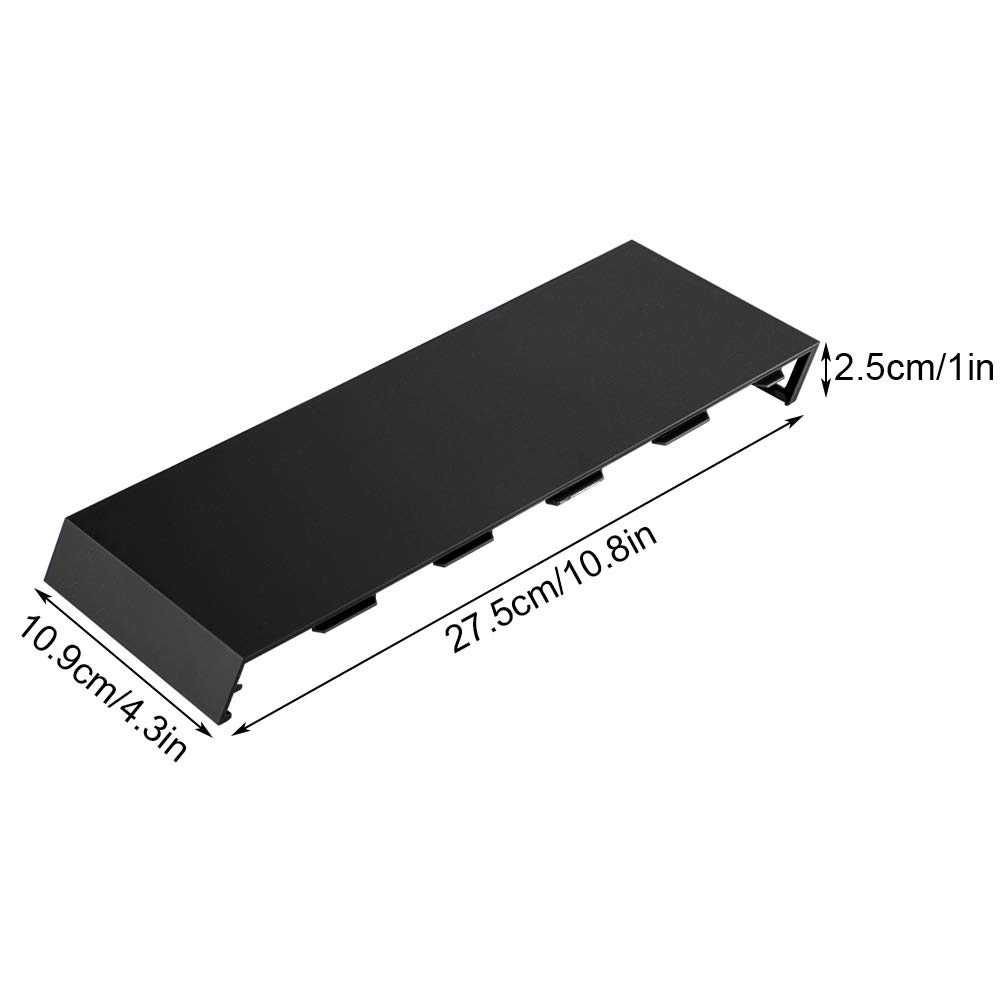 PUSOKEI Protective Shell Case HDD Bay Cover Hard Disc Drive Faceplate Replacement for Sony Console(Black)