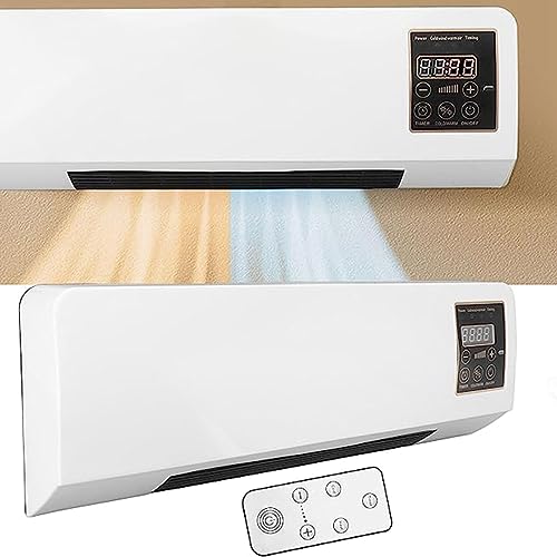 Fufafayo Small Conditioner, Wall Mounted Conditioner Mini And Heating Conditioner With Remote Control Conditioning Hot Fan For Bedroom Living, Small A-Ir Conditioners, Ac Unit