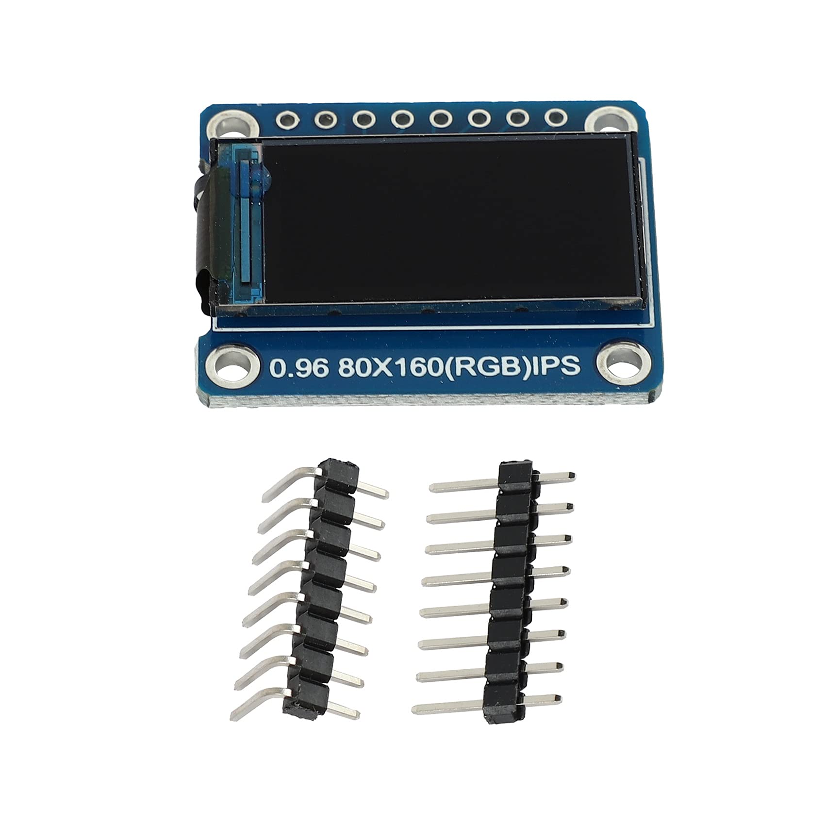 Cusstally IPS 0.96 Inch 8 Pin SPI Hd 65K Full Color Tft Module St7735 Drive Ic 80 x 160 LCD Display 3.3V SPI Interface for DIY