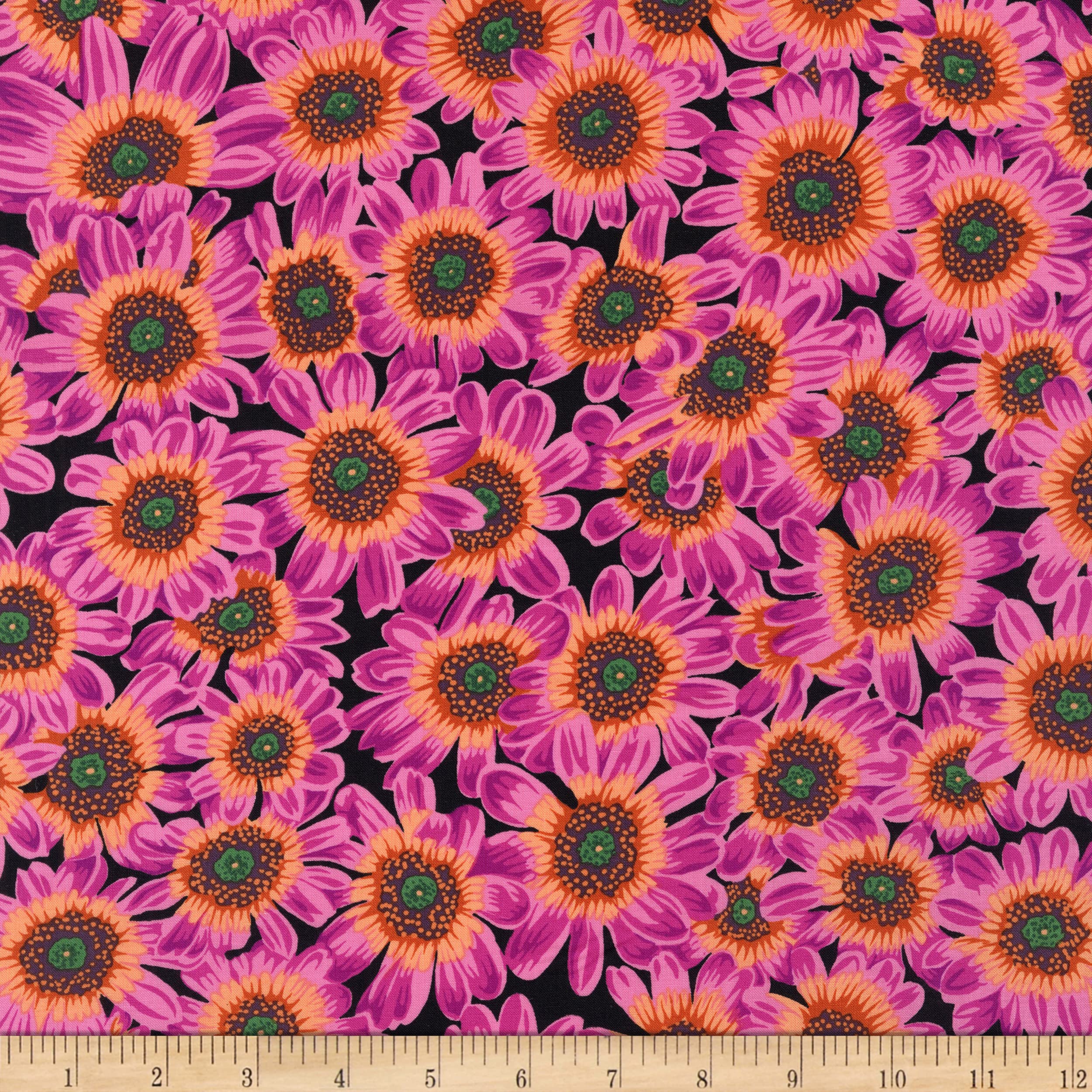 Kaffe Fassett Collective Lucy Magenta, Fabric by The Yard