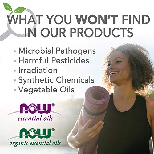 NOW Essential Oils, Oregano Oil, Comforting Aromatherapy Scent, Steam Distilled, 100% Pure, Vegan, Child Resistant Cap, 2-Ounce