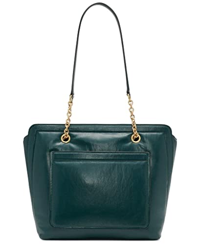 Calvin Klein Hailey Micro Pebble Top Zip Chain Tote, Hunter