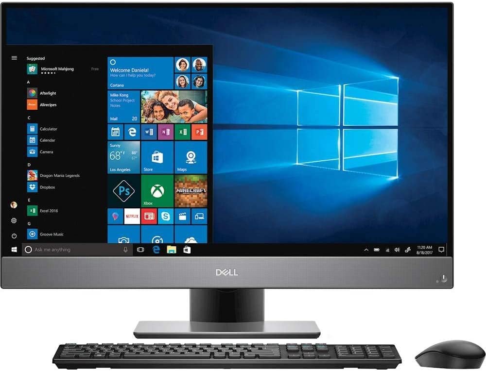 Dell OptiPlex 24 7400 All-in-One 2TB SSD 64GB RAM Extreme (Intel Core i9-12900K Processor Turbo Boost to 5.20GHz, 64 GB RAM, 2 TB SSD, 24-inch FullHD IPS, Win 10 Pro) PC Computer Desktop