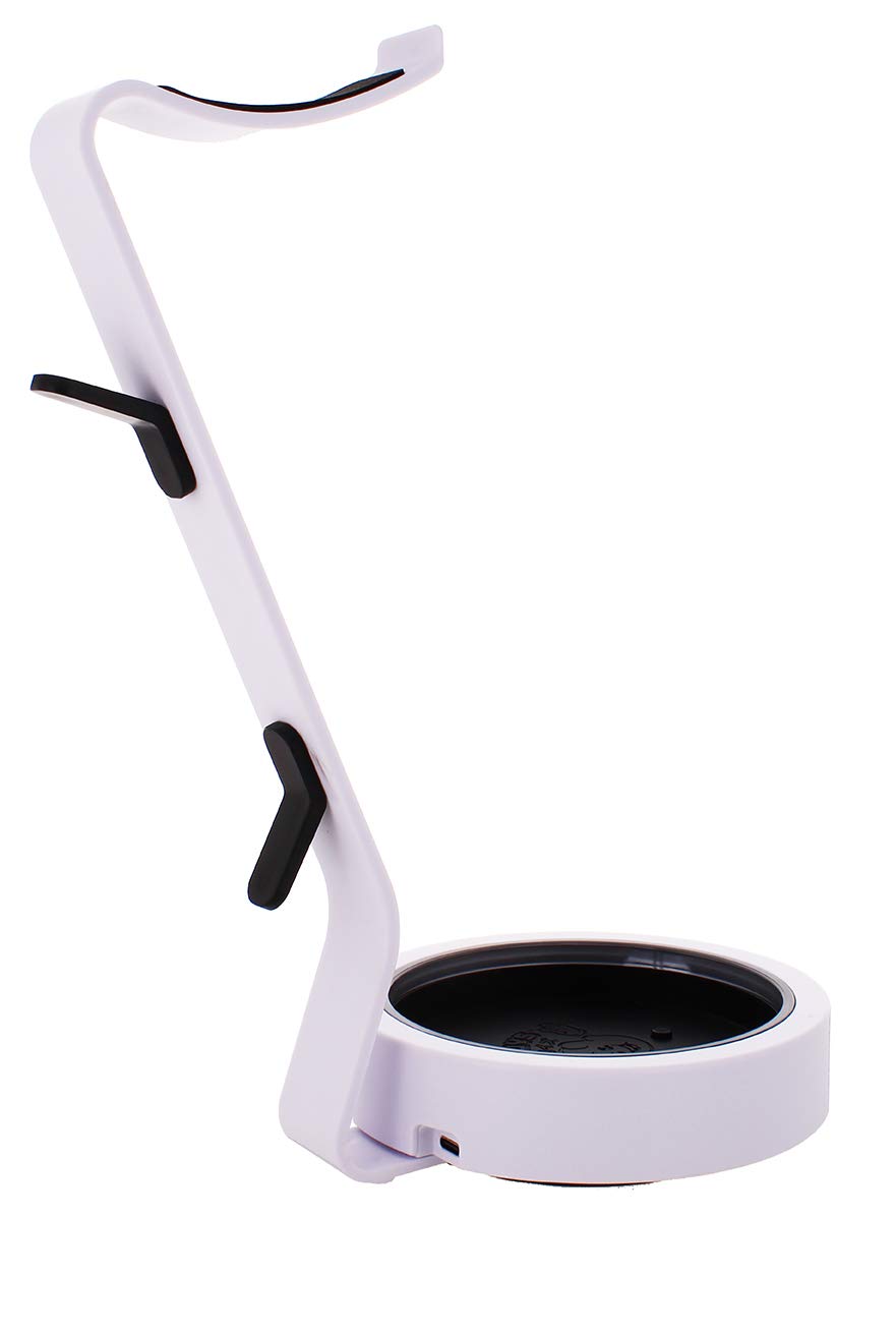 Cable Guys Powerstand - Docking Station for Cable Guys, Phone and Controller Holder, with Headphone Cradle Gaming Accessory - White (PS5///)