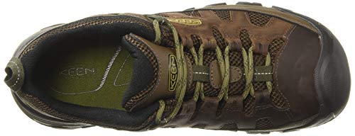 KEEN Men's Targhee Vent Low Height Breathable Hiking Shoes, Cuban/Antique Bronze, 10.5