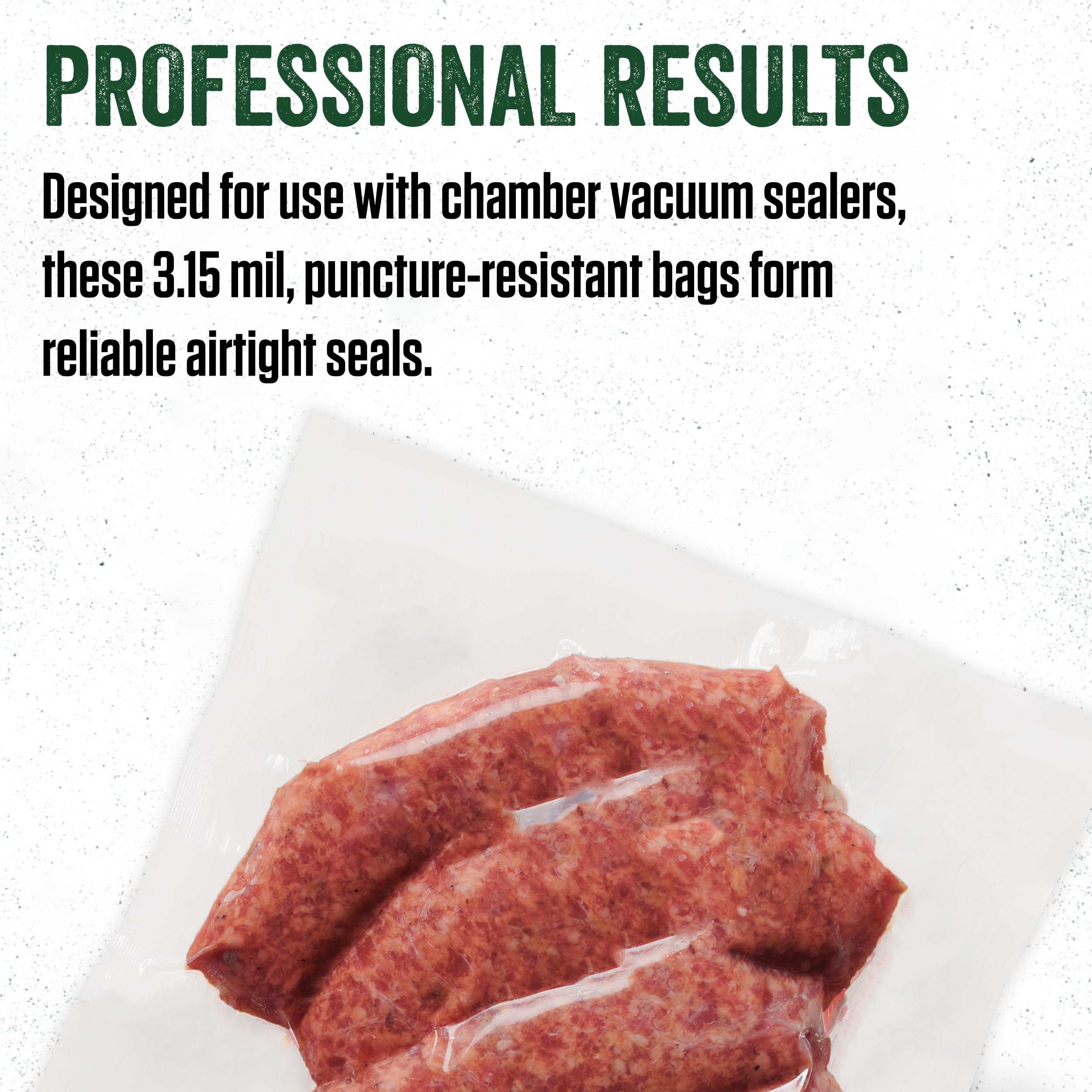 LEM Products MaxVac Pro Chamber Vacuum Sealer Bags, 8 x 10 Inches, Compatible with Chamber Vacuum Sealers Only, 250 Count
