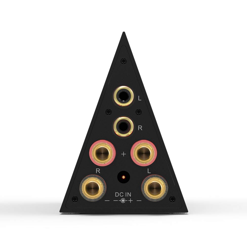 LOXJIE A10 Desktop Stereo Power Amplifier Digital Class-D High-Power Audiophile Level Amp Chip TPA3116 (Black)