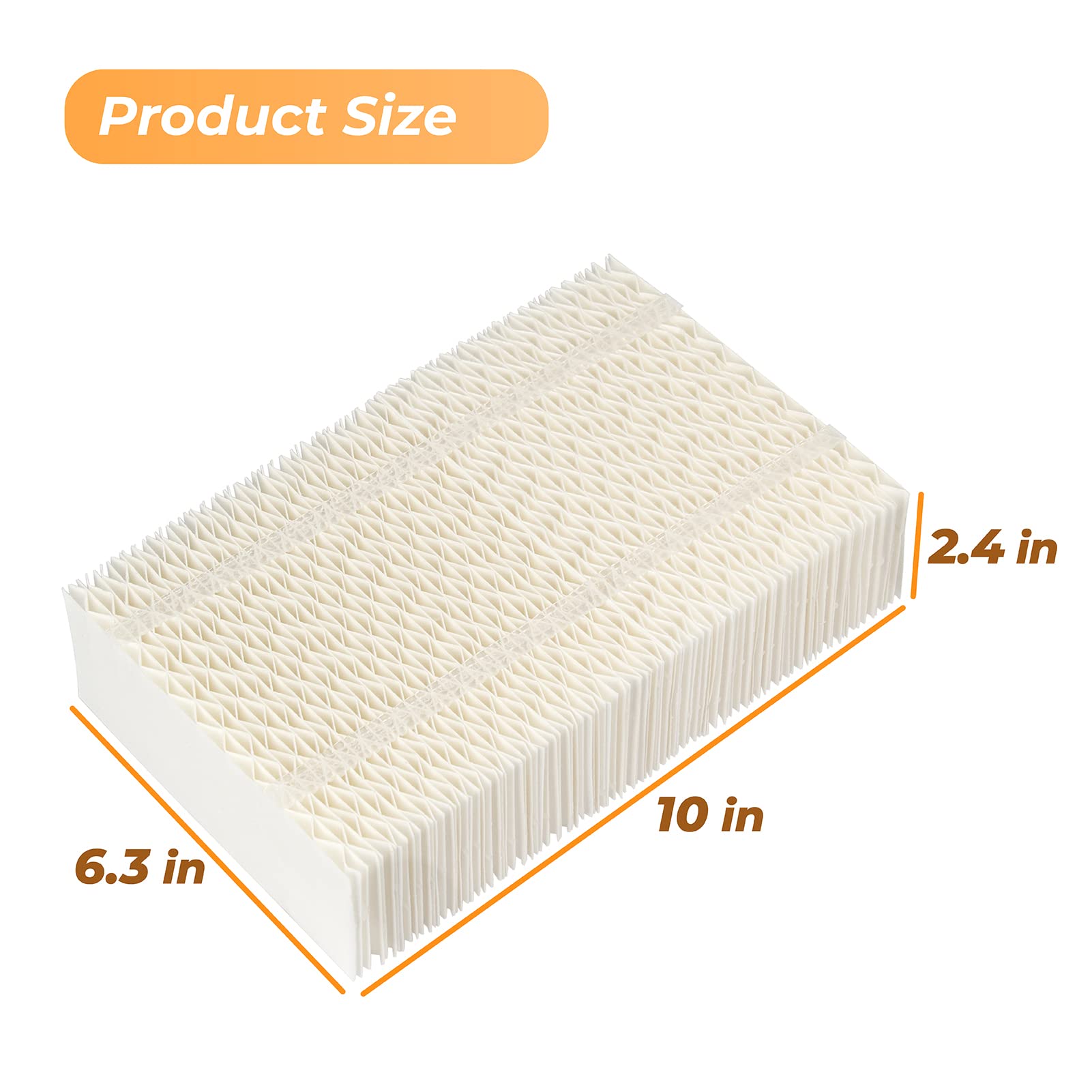 Ximoon HDC411 Humidifier Wick Filter for AIRCARE Essick Air HD1205 HD1211 EA1201 EA1208 HD12110 Compatible with Kenmore 14909 14912 32-14912 42-14912 - 4 Pack