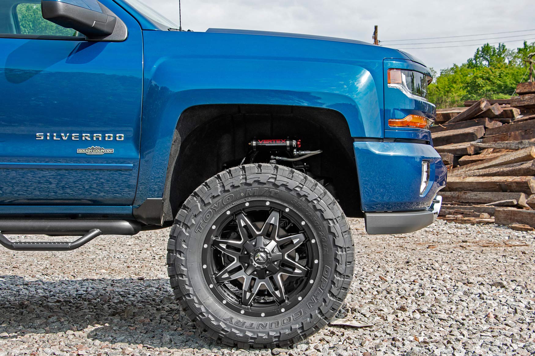 Rough Country 6.25-7.5" Front Vertex Coilovers for 07-18 Chevy/GMC 1500-689001