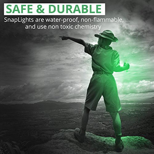 Cyalume Glow Sticks Military Grade Lightstick - Premium Green 6β SnapLight Emergency Chemical Light Stick with 12 Hour Duration , 10 Pack