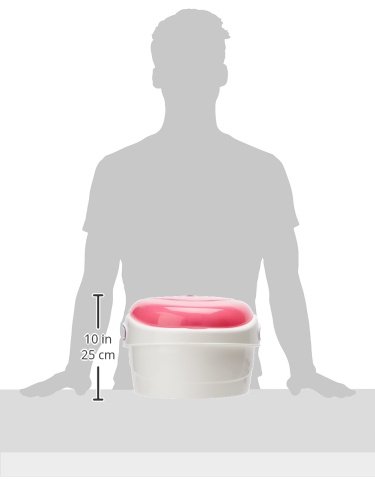 Summer Step by Step Potty, Pink - 3-in-1 Potty Training Toilet - Features Contoured Seat, Flushable Wipes Holder and Toilet Tissue Dispenser, 13x9.5x15.5 Inch (Pack of 1)