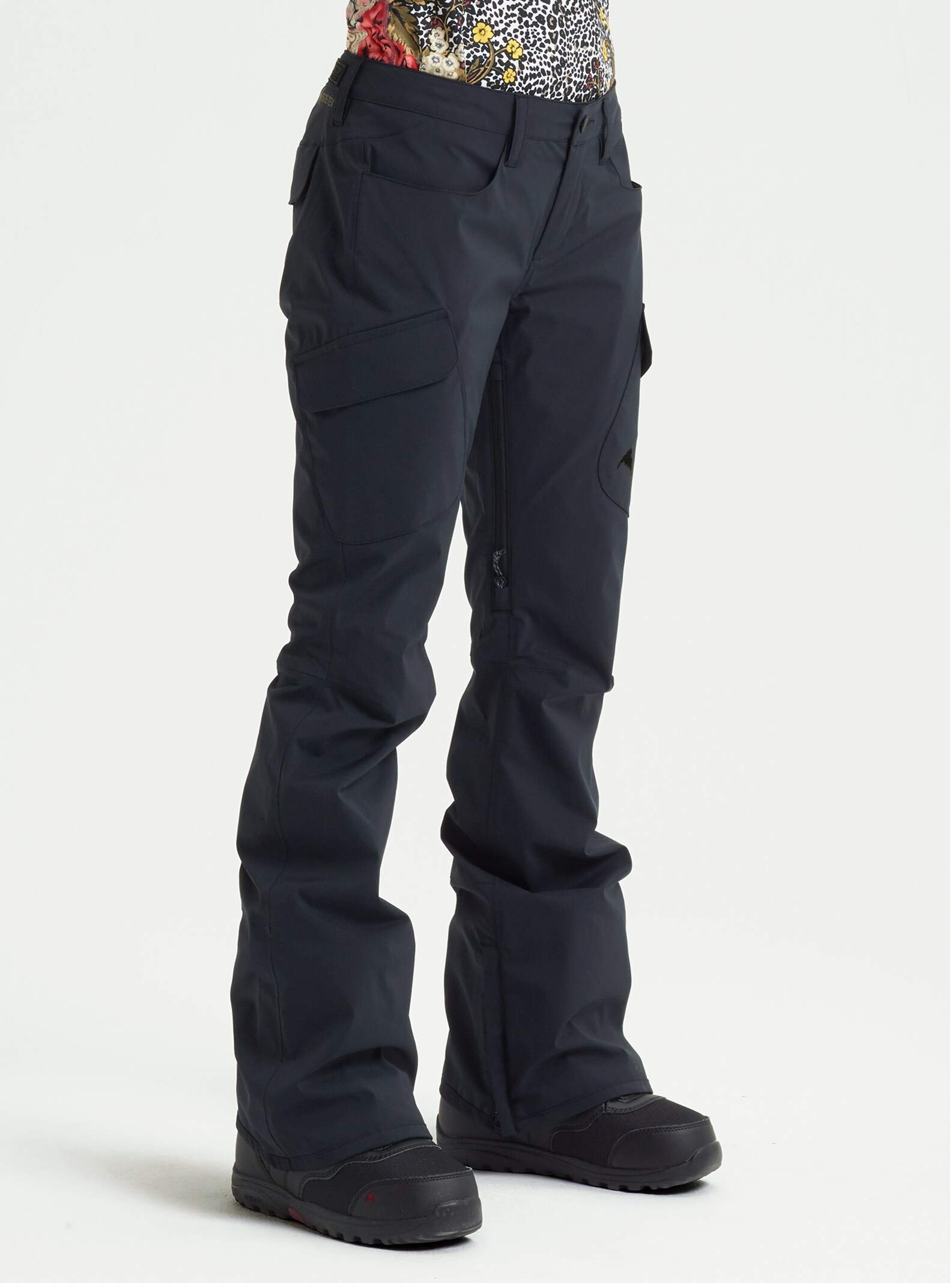 Burton Women's Gore-tex Gloria Snow Pant Short, True Black W20, Small