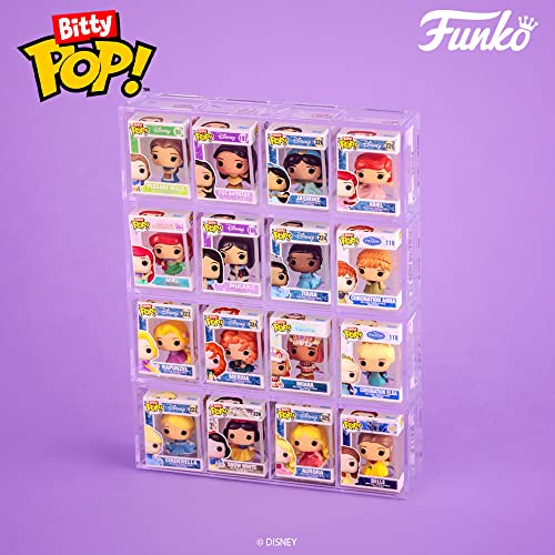 Funko Bitty Pop! Disney Princess Mini Collectible Toys - Cinderella, Snow White, Aurora & Mystery Chase Figure (Styles May Vary) 4-Pack
