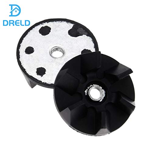 Replacement for Hamilton Beach Blender 2Pcs Motor Drive Coupling Gear Clutch, with 3Pcs Rubber Gasket Sealing O Ring, Compatible with Hamilton Beach Blender