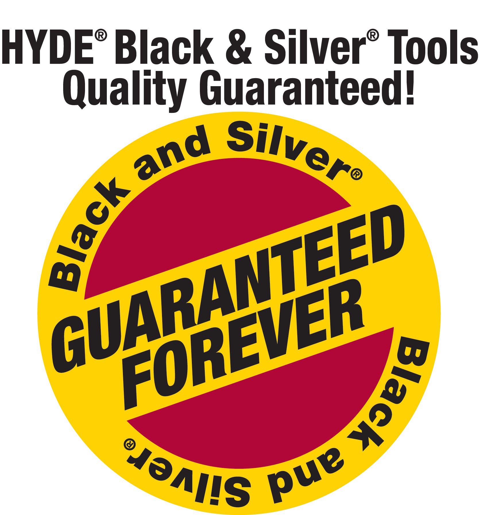 HYDE 02970 2970 5-in-1 Tool, 1 Pack, Silver/Black