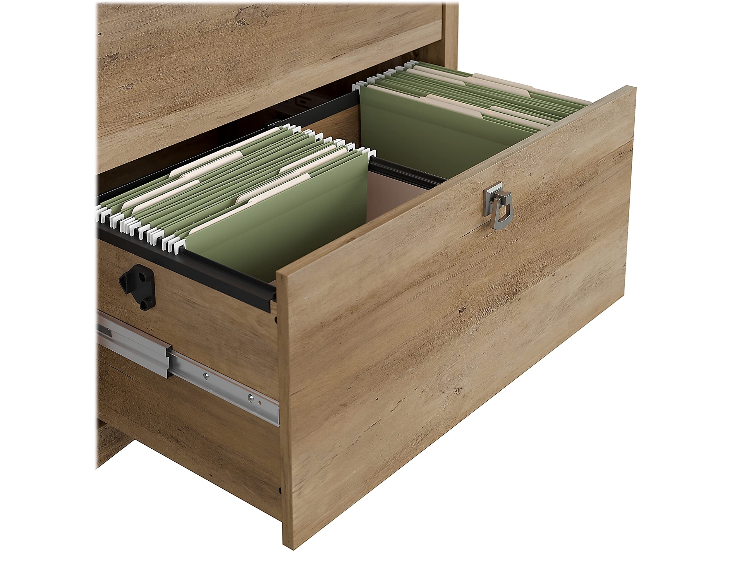 Bush SAF132RCP-03 Salinas 2-Drawer Lateral File Cabinet, Letter/Legal, Reclaimed Pine, 31.73-Inch