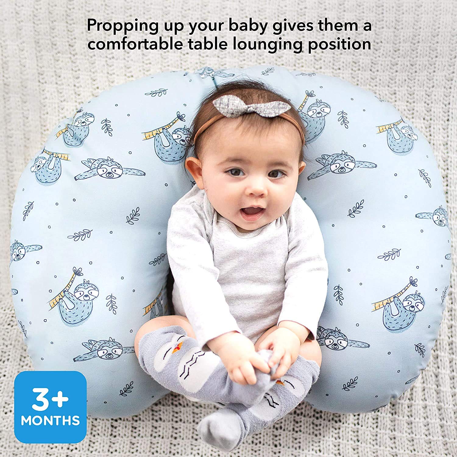 Nuby Support Pod Infant Breastfeeding Support Pillow by Dr. Talbot's, Zoo Animal Print