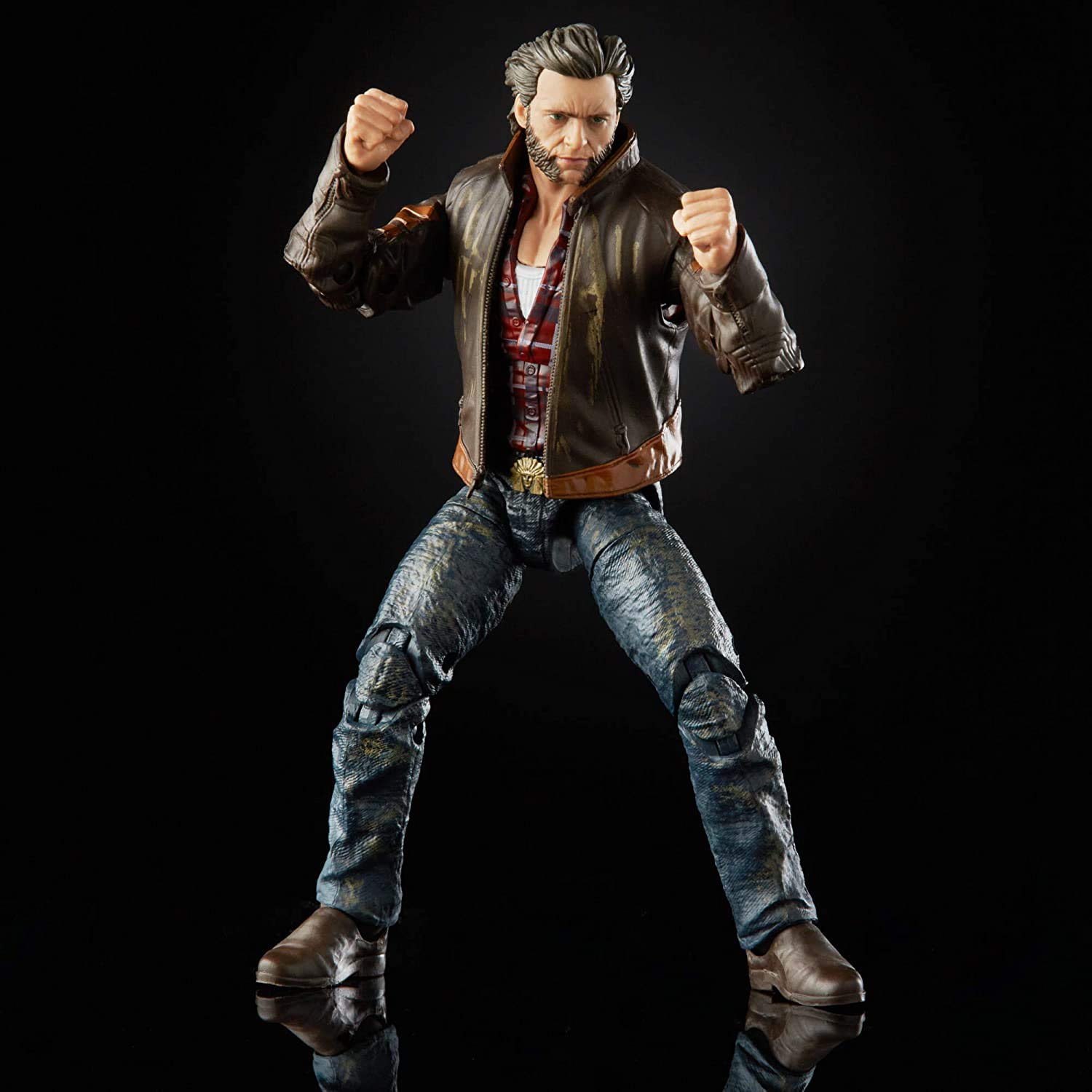 Marvel Hasbro Legends Series X-Men Wolverine 6-inch Collectible Action Figure Toy, Includes 3 Accessories, Ages 14 and Up, Brown