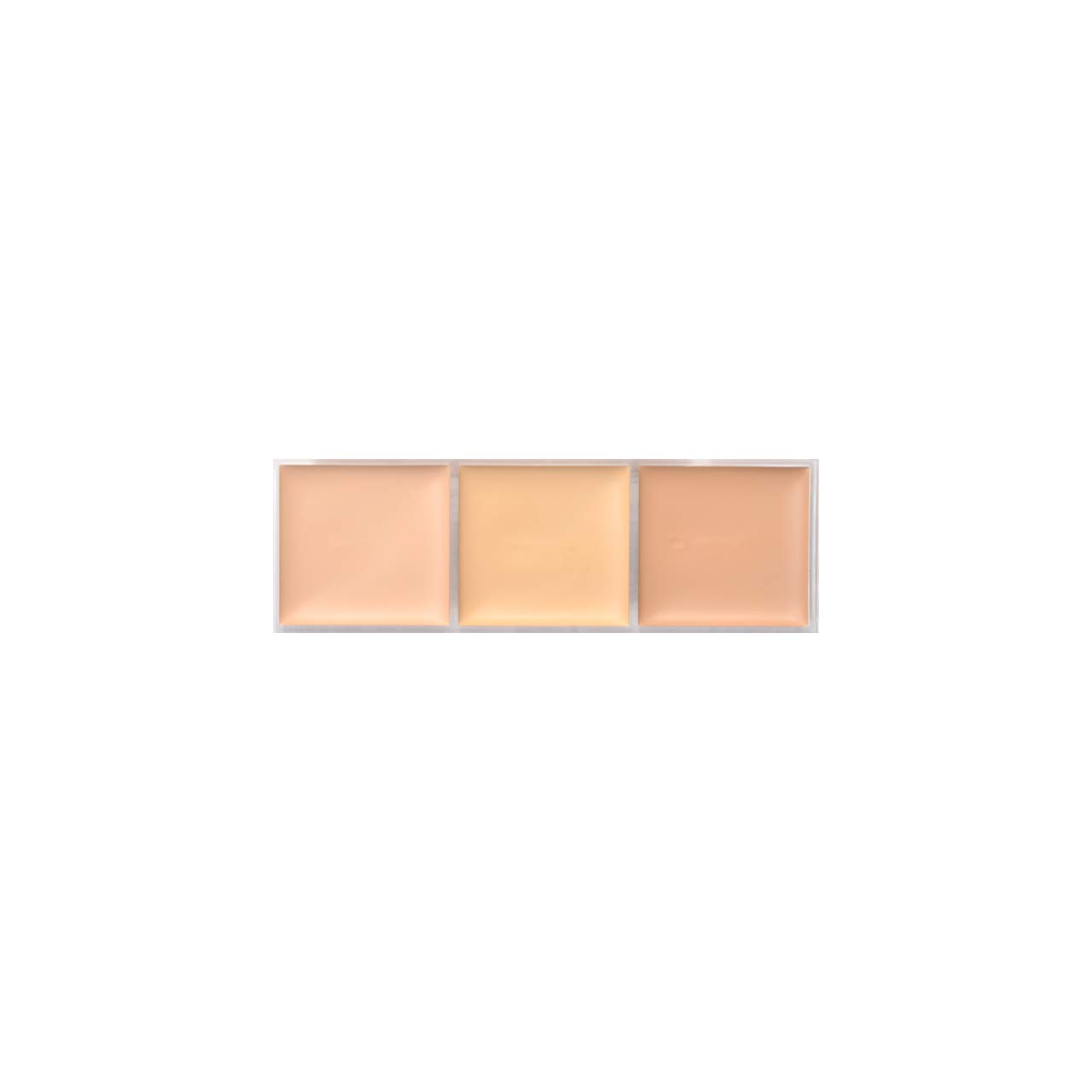 CANMAKE Color Mixing Concealer, 3 Color Palette Concealer 0.13 oz (3.9 g) (01 Light Beige, 3.9 g)