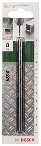 Bosch Accessories 2609255017 Metal Drill Bits HSS-R with Diameter 8.0mm
