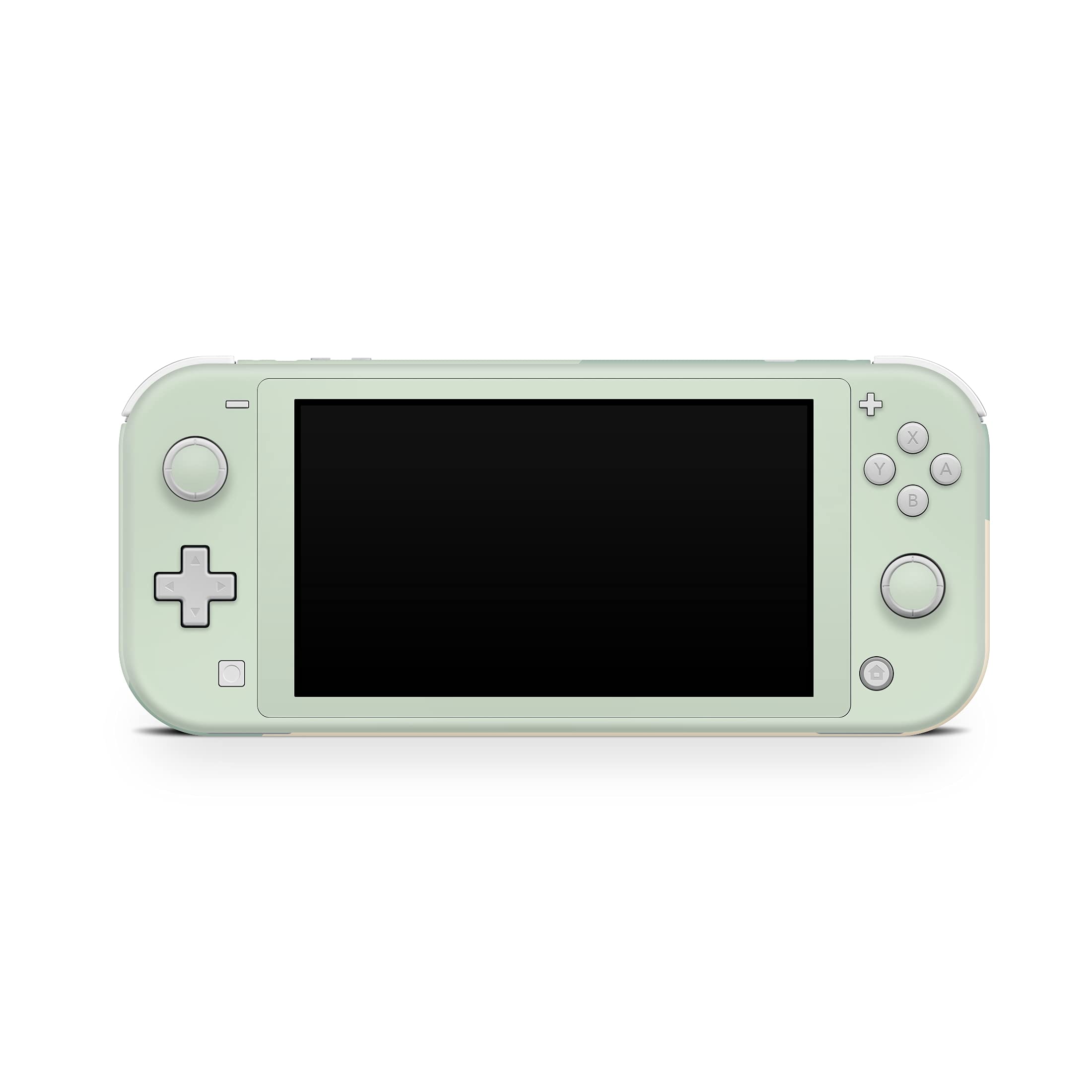 Tacky Design Classic Color Decal Skin Compatible with Nintendo Switch Lite Skin Wrap, Green Color Blocking Pattern Skin for Nintendo Switch Lite Cover, Premium Vinyl 3M Full Wrap Decal