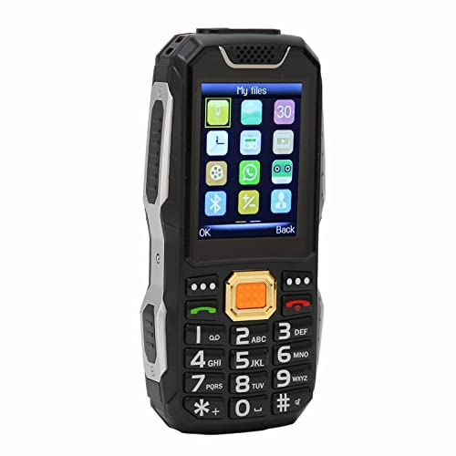 fo sa Rugged Phone Unlocked, Dual SIM Dual Standby Mini Rugged Cell Phone Outdoor Waterproof Rugged Mobile Phone Feature Phone, 13800 mAh Big Battery,Strong Flashlight, Large Speaker,Big Buttons
