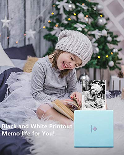 Phomemo M02 Pocket Printer- Mini Printer Inkless Sticker Printer Bluetooth Photo Printer Portable Thermal Printer for Learning Assistance, Study Notes, Journal, Fun, Work