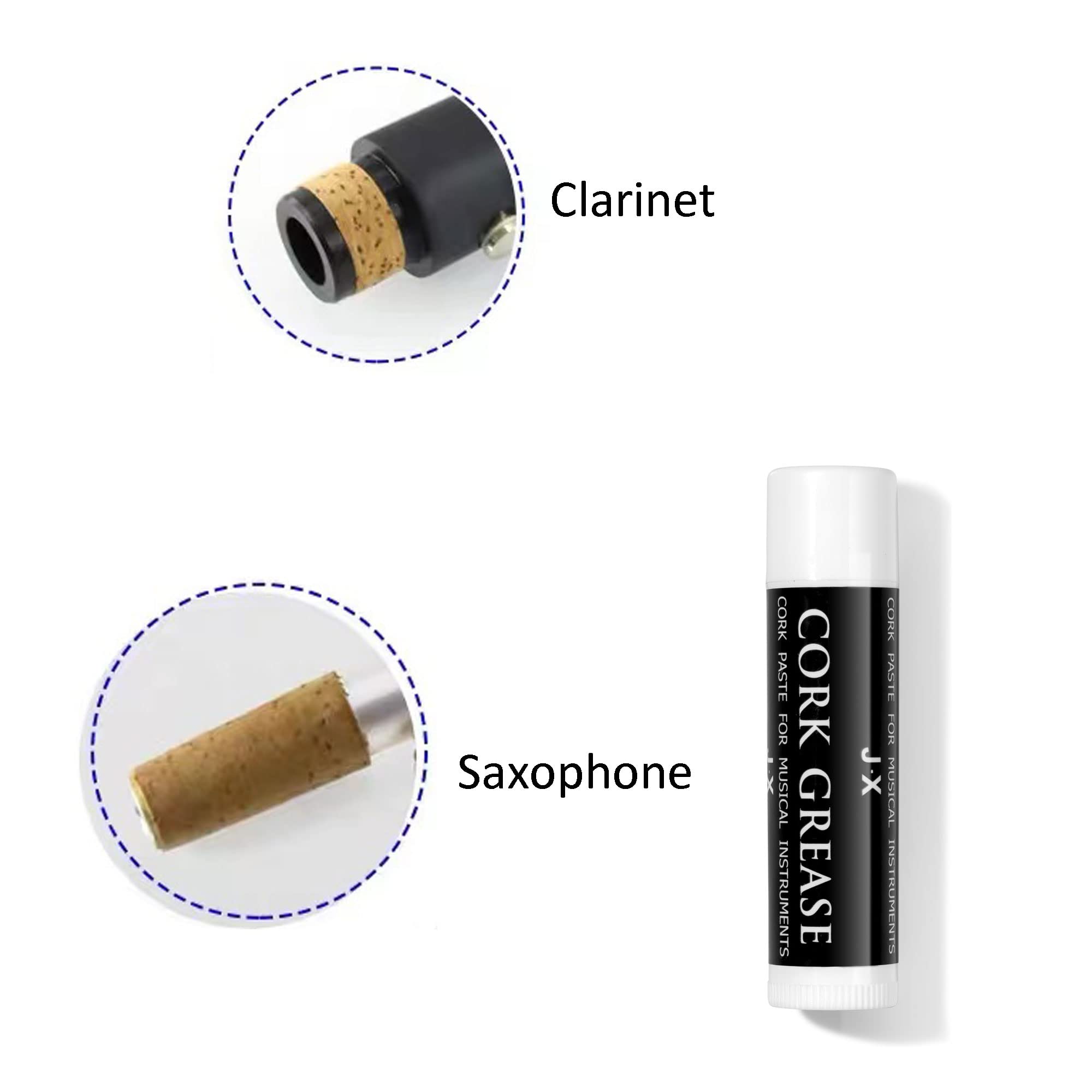 Clarinet Cleaning kit Deviser All In One Clarinet Cleaner kit:clarinet swab,reed case,thumb rest,cork grease,Mouthpiece Brush,Dust Brush,Mouthpiece cushion