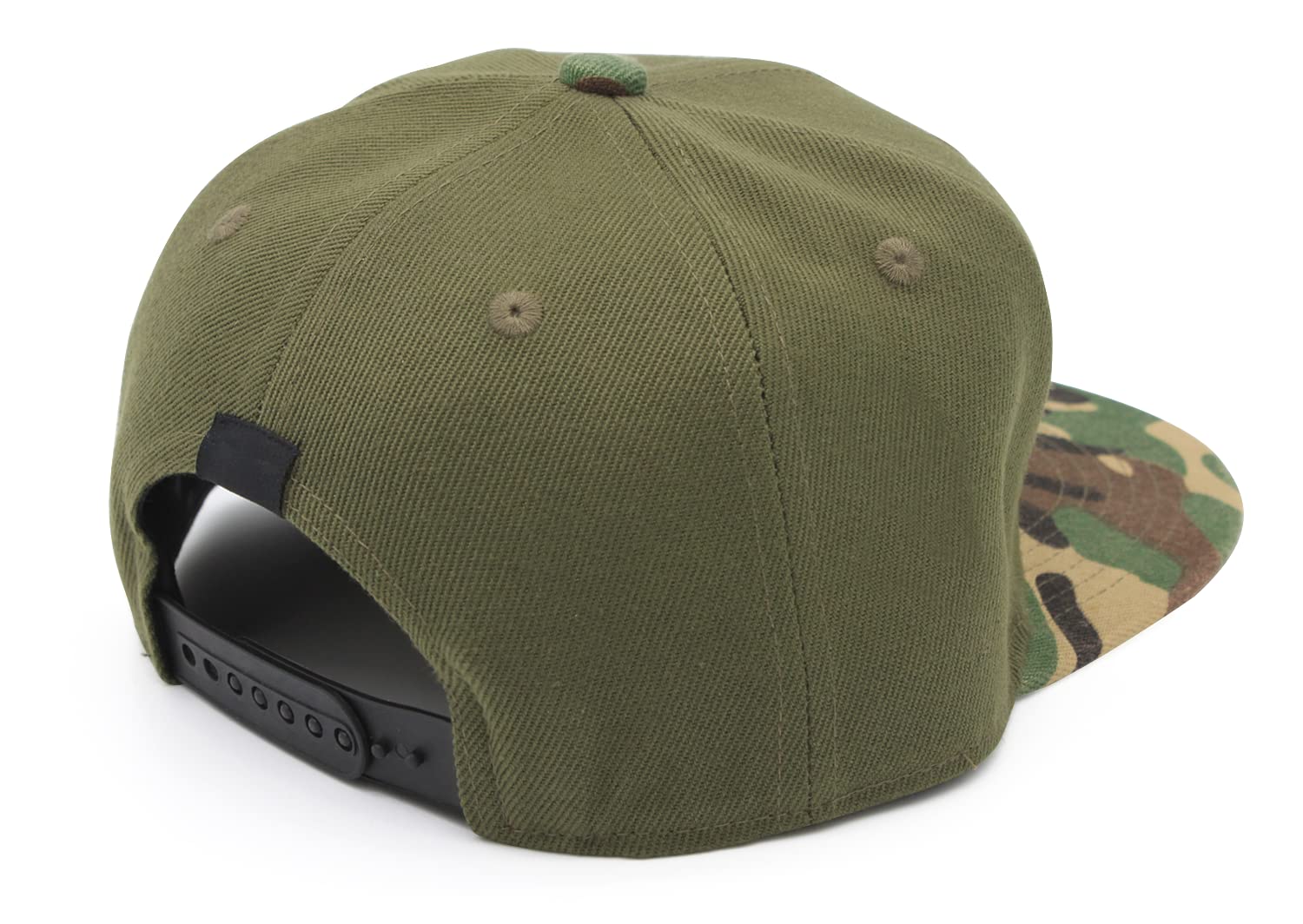 Classic Snapback Hats for Men and Women - Hip Hop Stylish Flat Bill Hats Blank Adjustable Size-Camo-1
