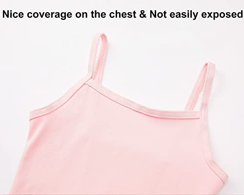 Camisole Leotard for Girls Dance Size 8-9 Years Old Pure Pink One Piece Ballet Undergarment