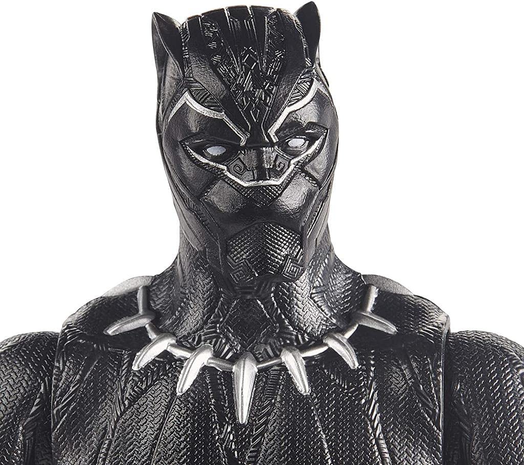 Marvel Titan Hero Series Black Panther Action Figure, 30 Cm Toy, Inspired Universe, for Children Aged from 4 Years