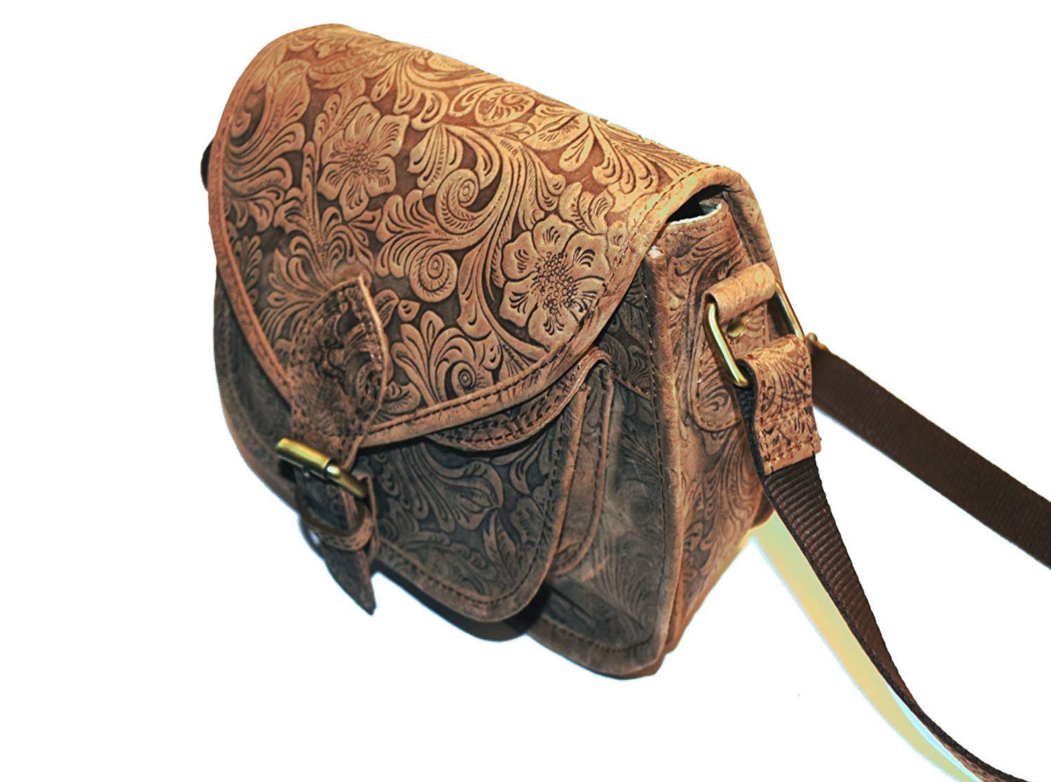 LEADERACHI Crossbody Shoulder Purse For Women Durable Sling Leather Handbag With Classic Design