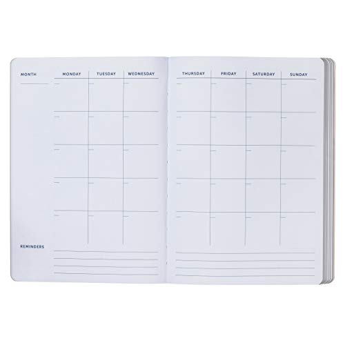 Busy B Busy Life Notebook - A5 Navy leopard notebook with Stickers and Monthly Planner