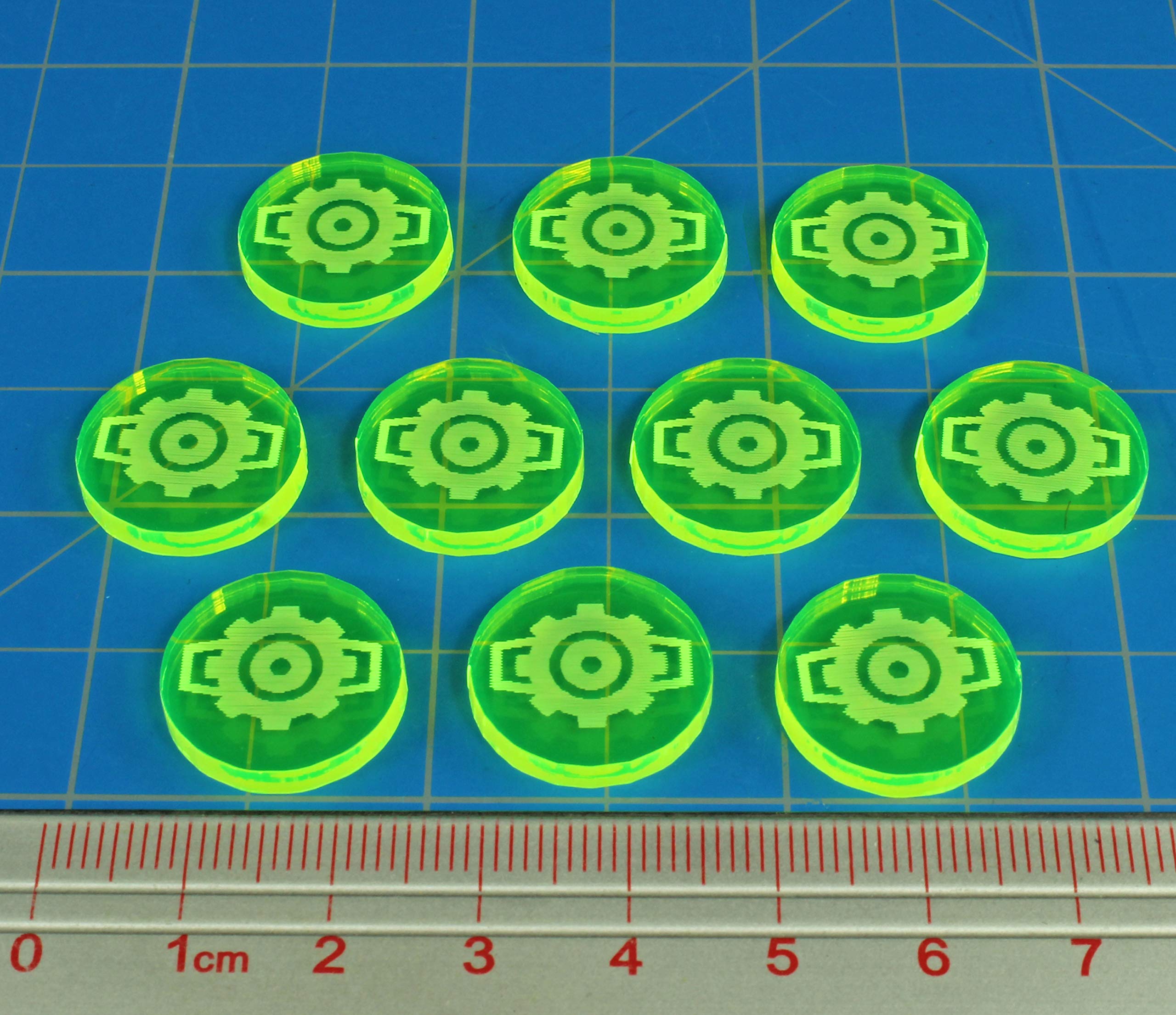 LITKO Space Fighter 2nd Edition Tokens | Compatible with Star Wars: X-Wing Miniatures Game | Pack of 10 (Calculate Tokens)