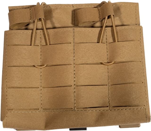 Grey Ghost Gear 1051-14 Double 7.62 Mag Pouch Laminate - Coyote Brown