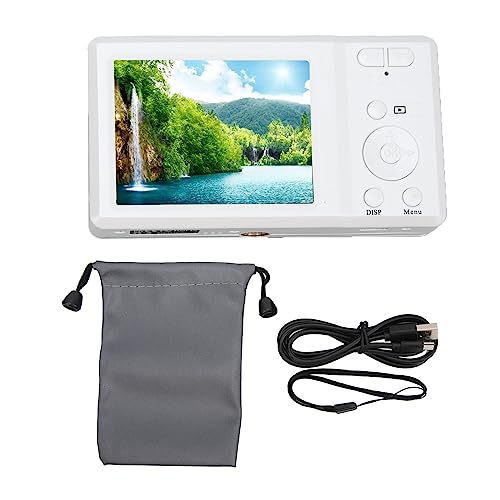 Camera Black 56MP 4K 20X High Definition Digital Camera for Adult Party (Silver)